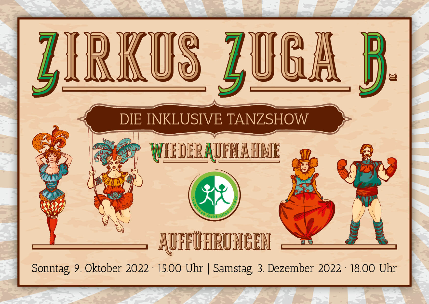 Wiederaufnahme 2022: Zirkus Zuga B. - ZuGABe e. V.